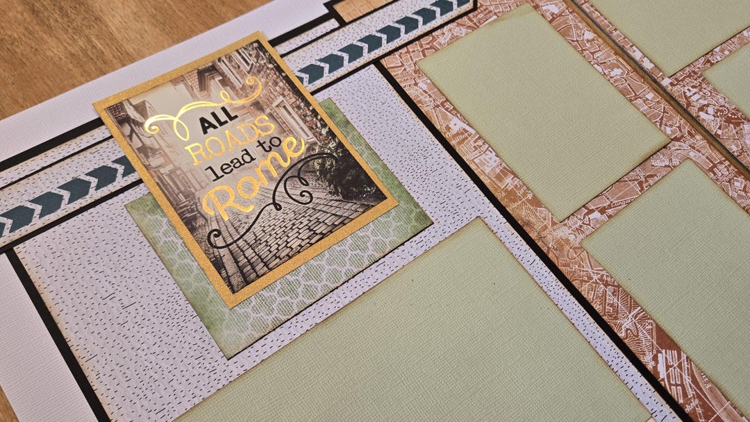 All Roads Lead to Rome Italy Europe Cruise 2-page 12x12 Scrapbook ...