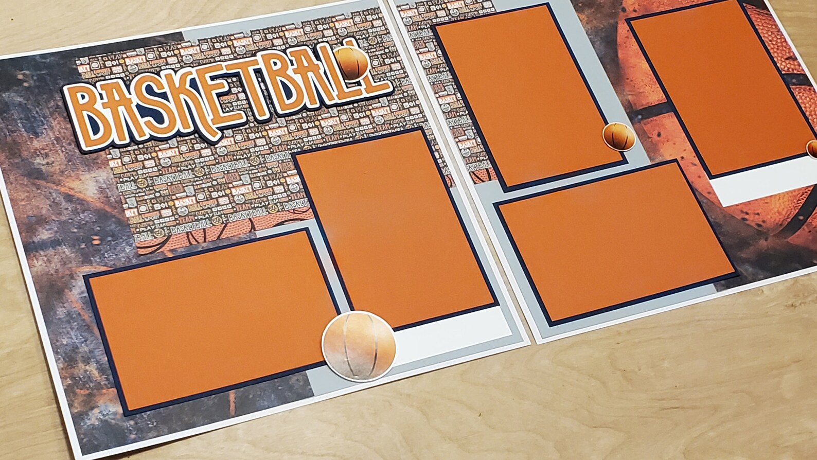 Basketball Homecoming Senior Night 12x12 Scrapbook Layout Scrapbooking ...
