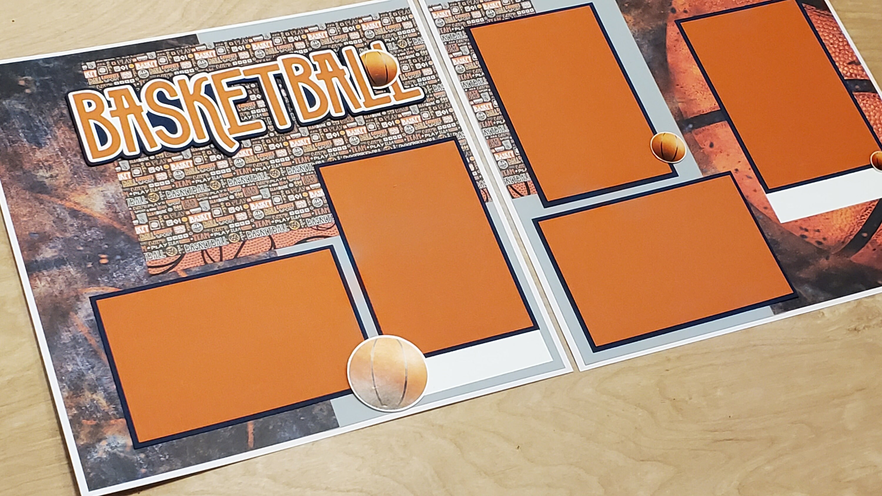 Basketball Homecoming Senior Night 12x12 Scrapbook Layout Scrapbooking ...