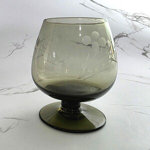 Mid-century Modern Cordial Glass, Cut Pattern, Willow Moon by Pioneer ...