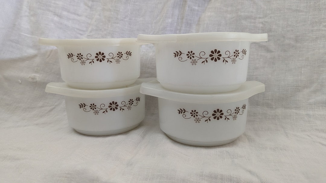 Set of 4 Pyr-o-rey Dynaware Small Casserole Dishes With - Etsy
