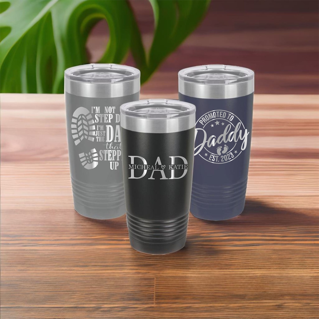 Personalized Dad Tumbler for Father's Day Gift for DAD - DAD Tumbler ...