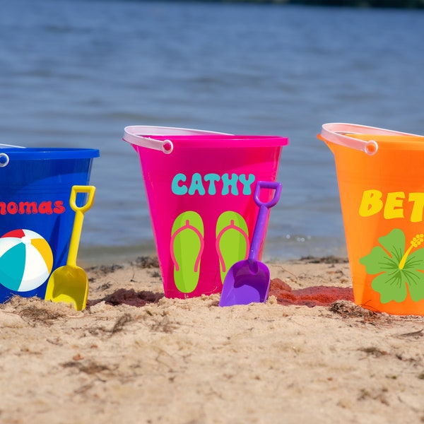 Beach Pail - Etsy
