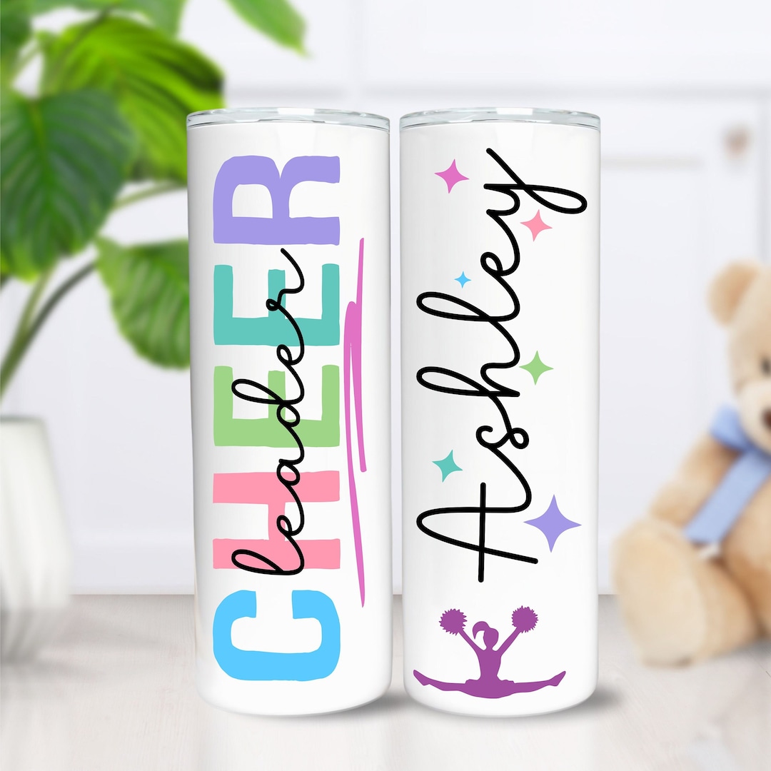 Cheer Gifts, Personalized Cheerleading Tumbler, Cheer Mom, Cheer Coach ...