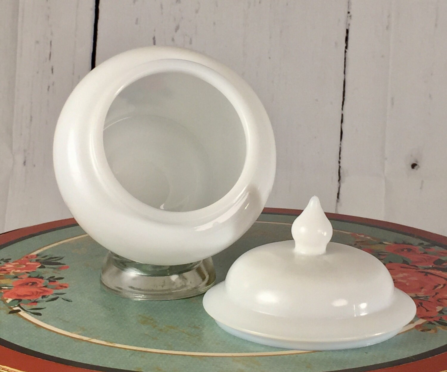 Avon Milk Glass Ginger Jar - Etsy