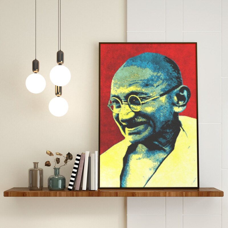 Buy Gandhi Wall Poster Online In India - Etsy India