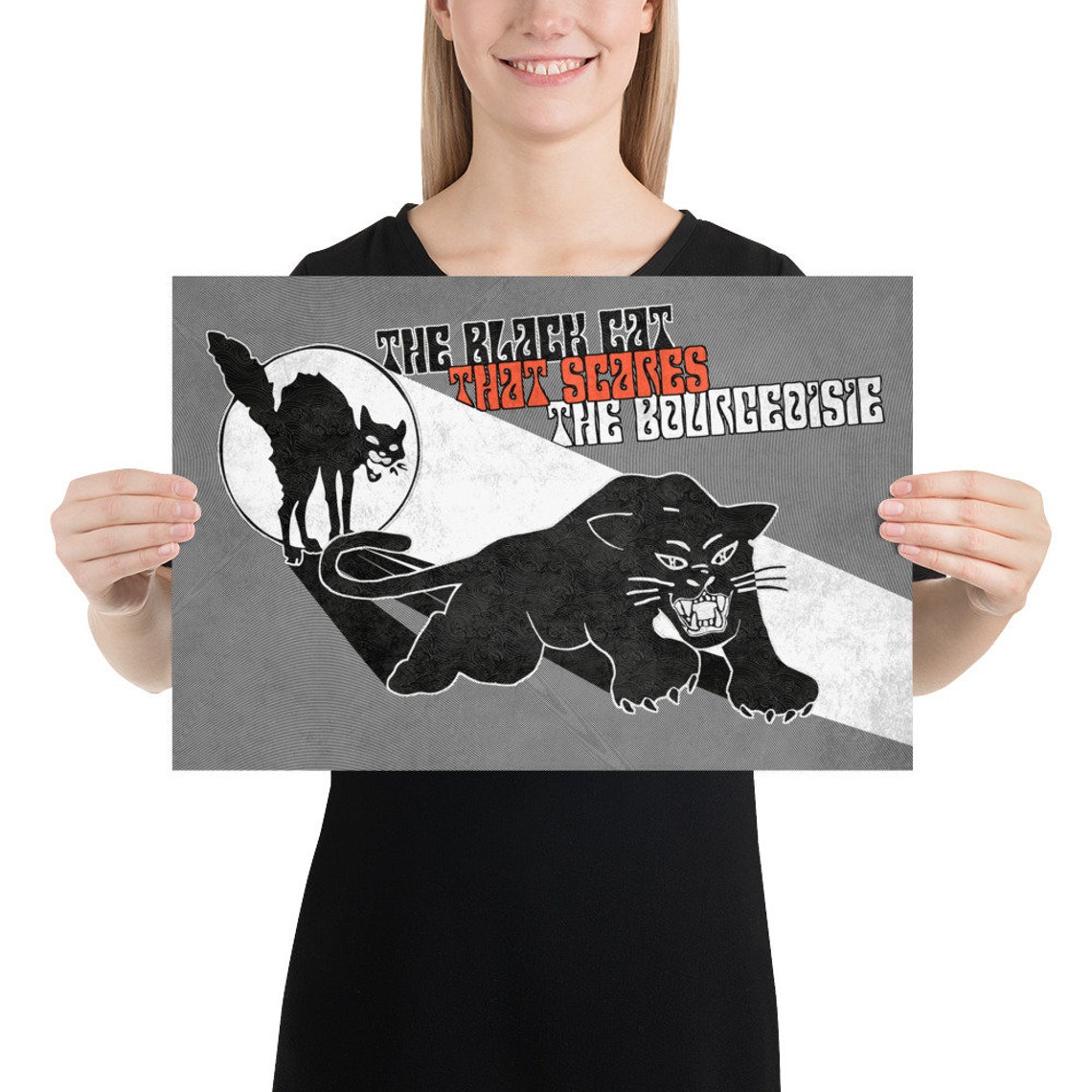 IWW Sabo Cat and Black Panther Party the Black Cat That - Etsy