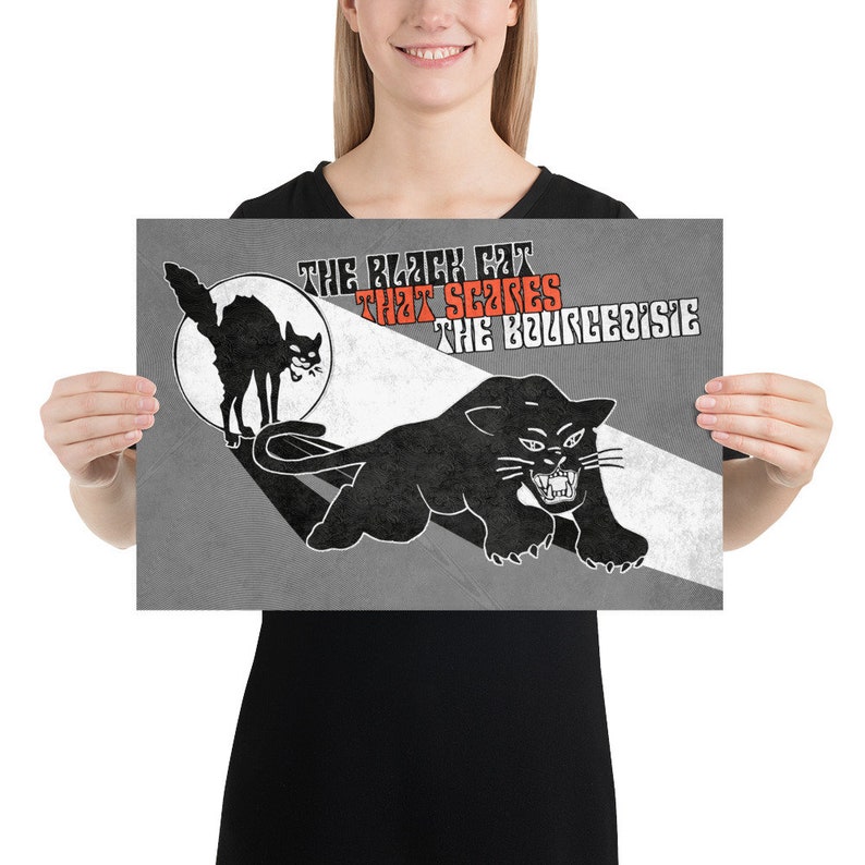 IWW Sabo Cat and Black Panther Party the Black Cat That - Etsy