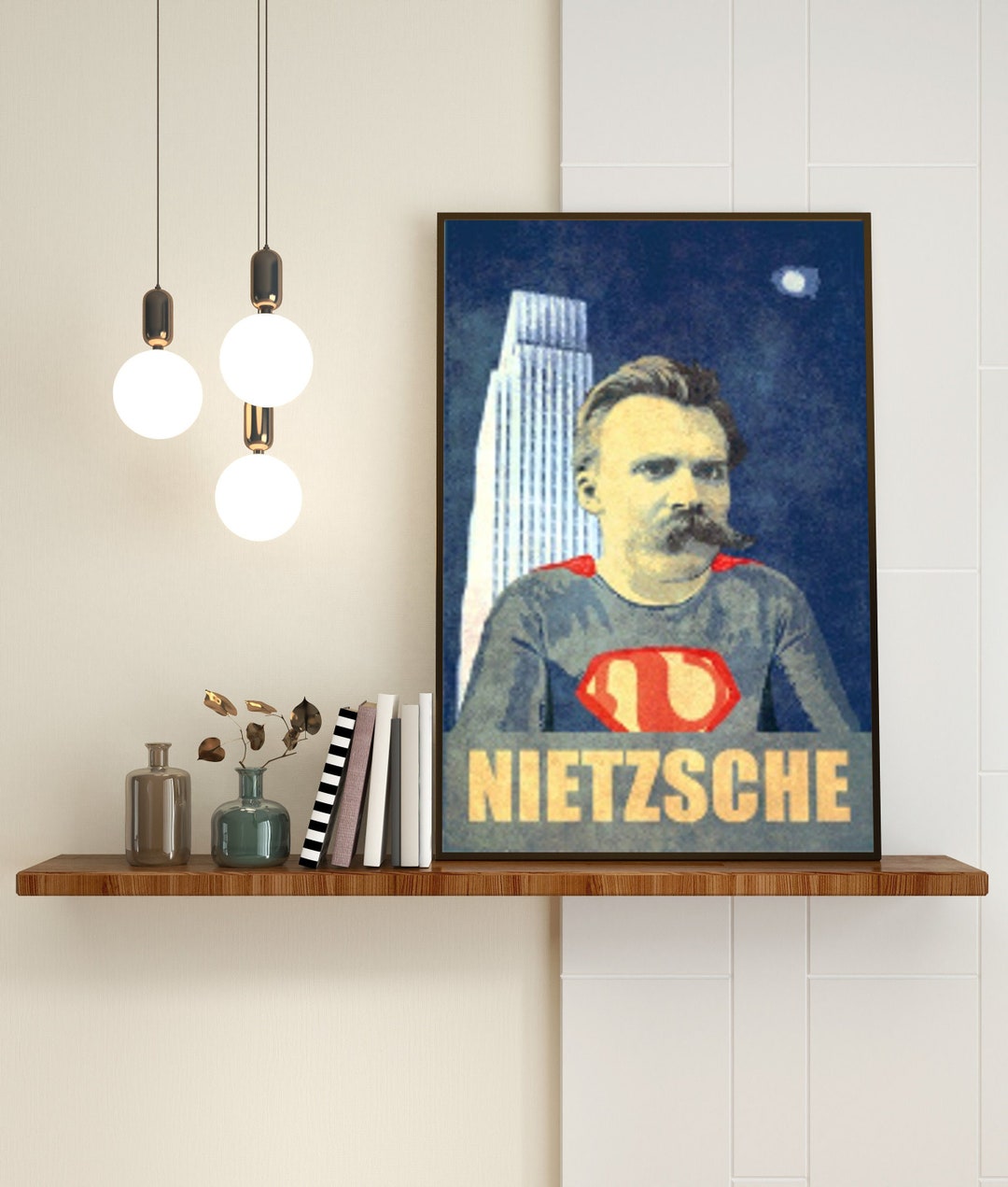Nietzsche - the Superman - Friedrich Nietzsche - Philosophy - Poster ...