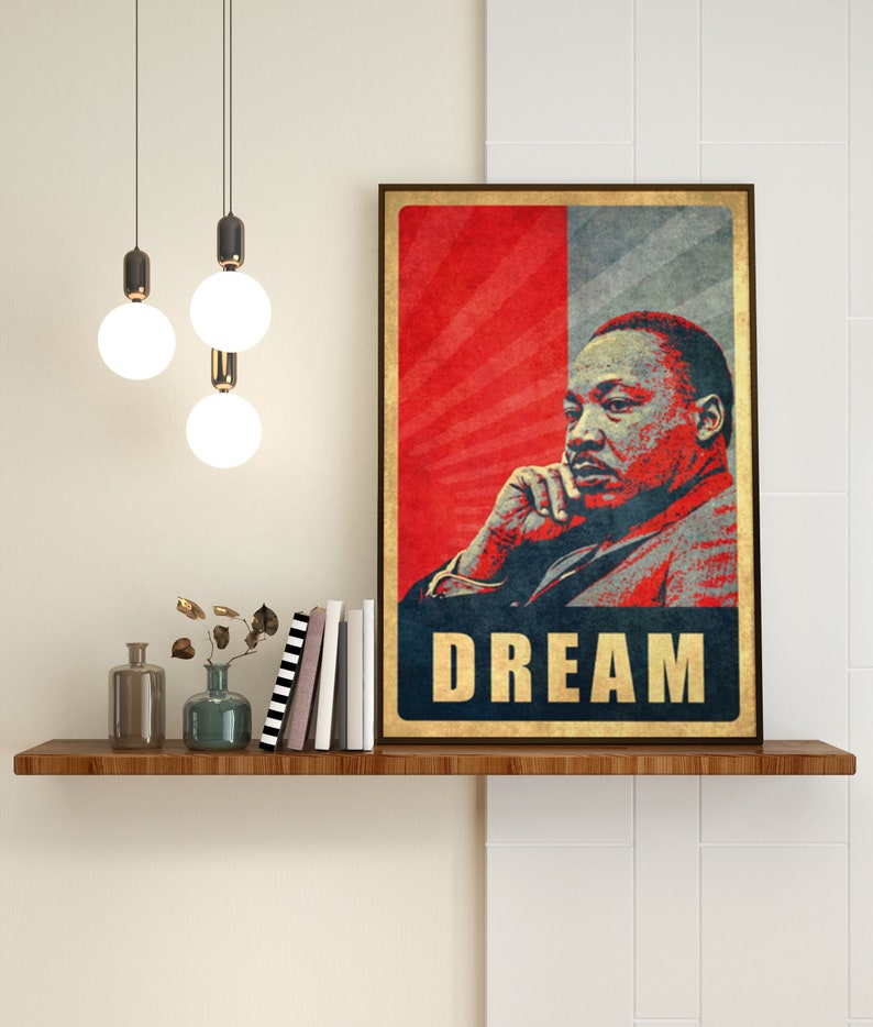 Martin Luther King Jr. Tengo un sueño MLK Sueño Cartel - Etsy España