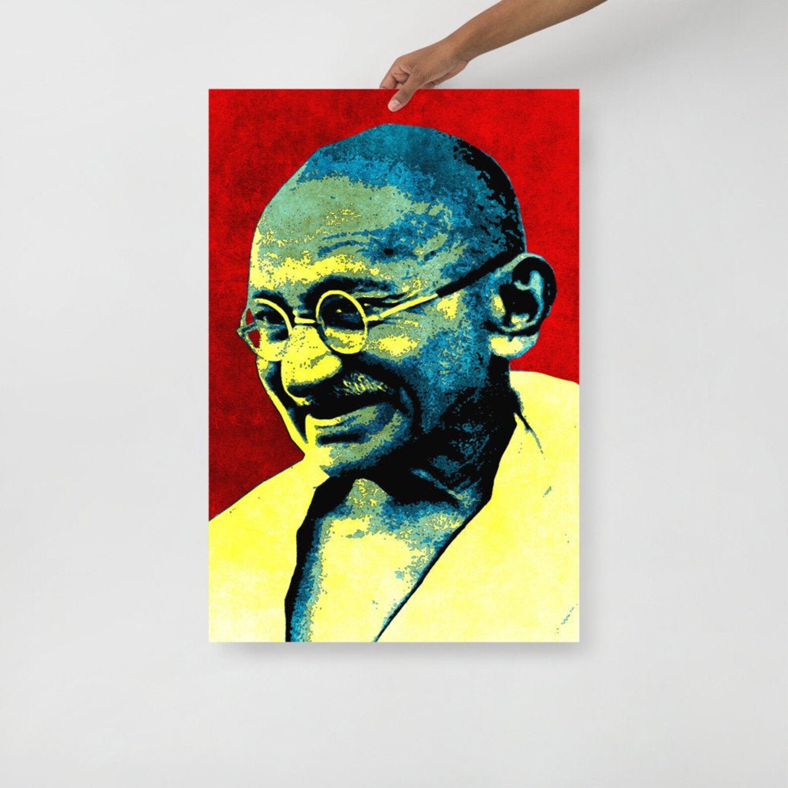 Mahatma Gandhi Portrait Poster - Etsy.de