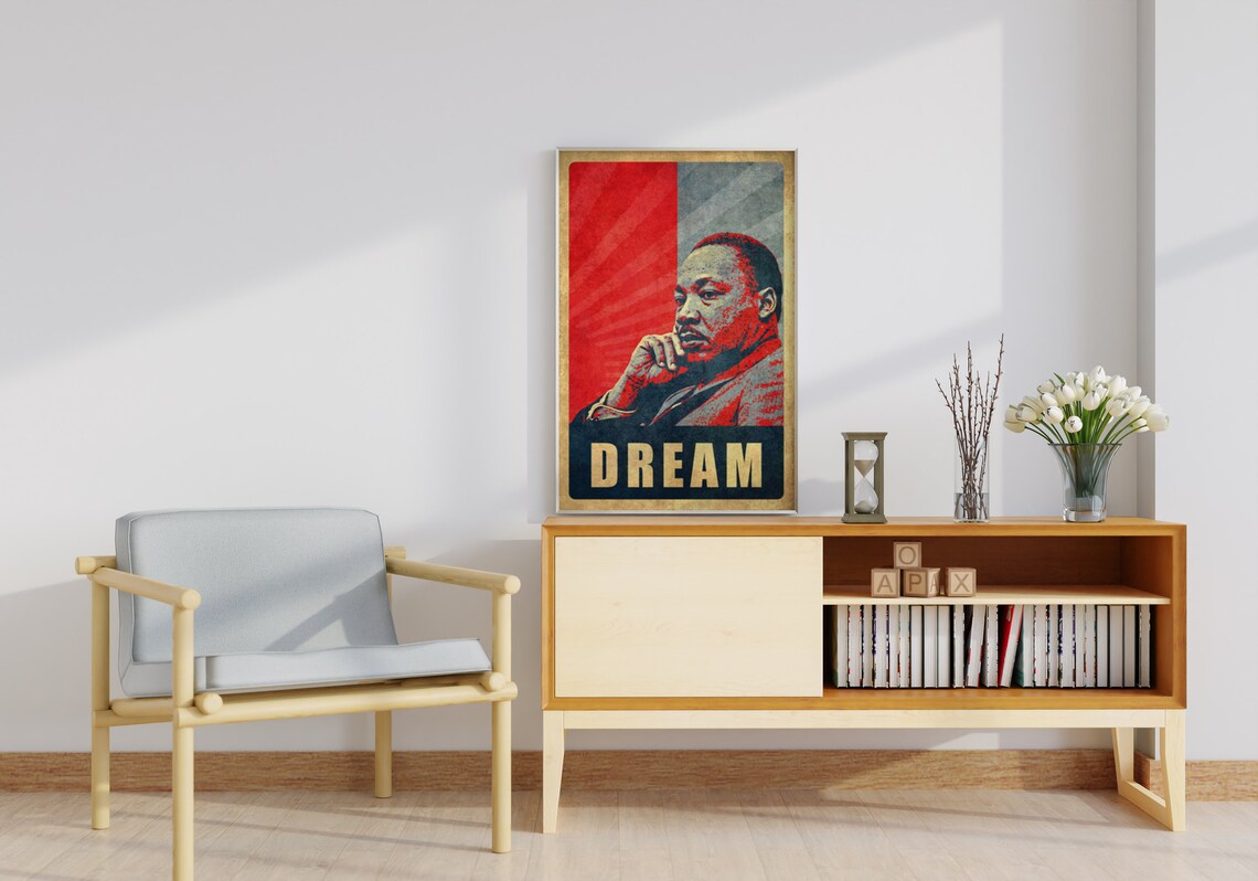 Martin Luther King Jr. Tengo un sueño MLK Sueño Cartel - Etsy España