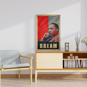 Martin Luther King Jr. Tengo un sueño MLK Sueño Cartel - Etsy España