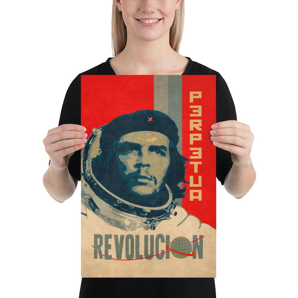 Che Guevara as Yuri Gagarin Perpetual Revolution Perpetua - Etsy