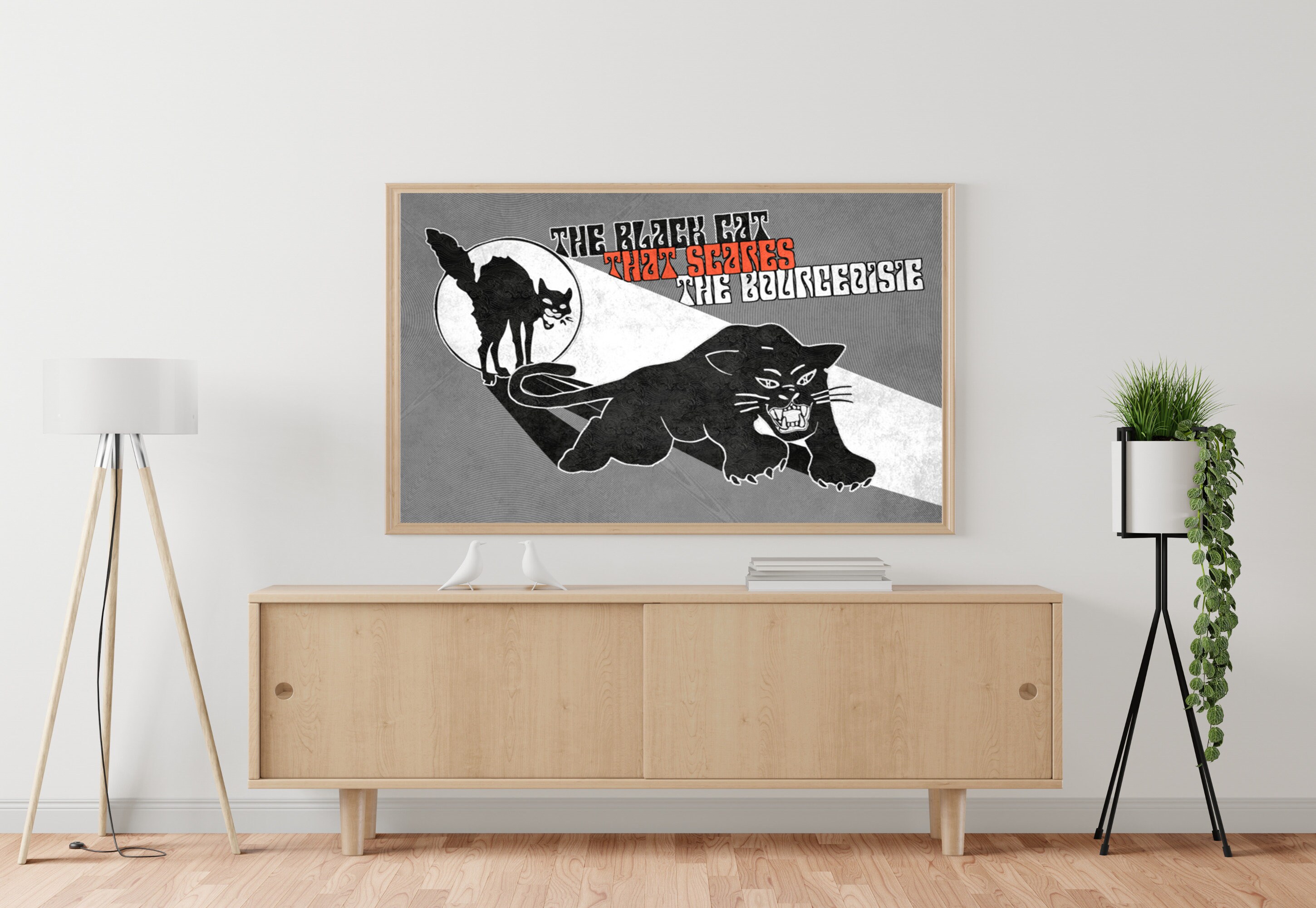 IWW Sabo Cat and Black Panther Party the Black Cat That - Etsy
