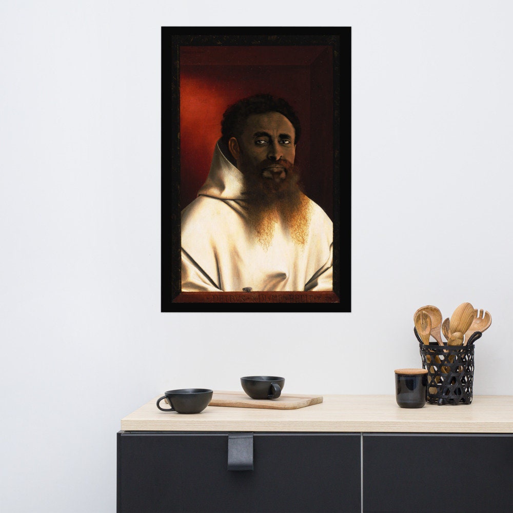 King Selassie I of Ethiopia as a Renaissance Monk Painting - Etsy