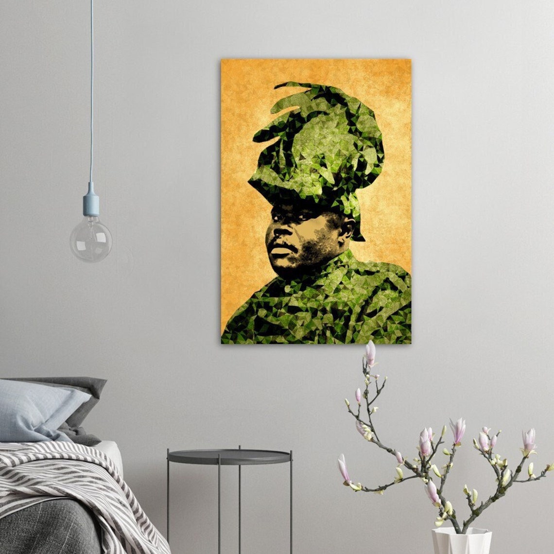 Marcus Garvey Jamaican Activist and National Hero Texturized Premium ...