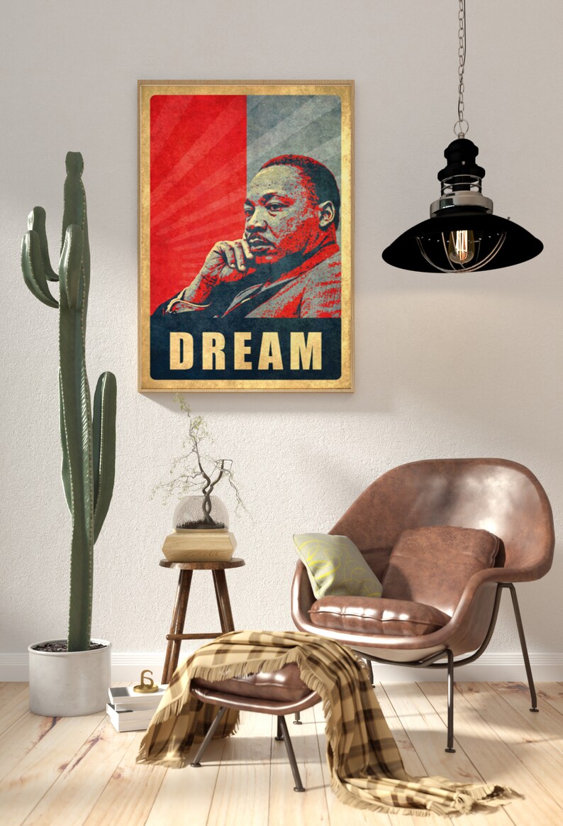 Martin Luther King Jr. Tengo un sueño MLK Sueño Cartel - Etsy España