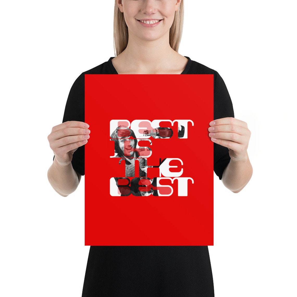 Best is the Best George Best Drinking Champagne Northern - Etsy