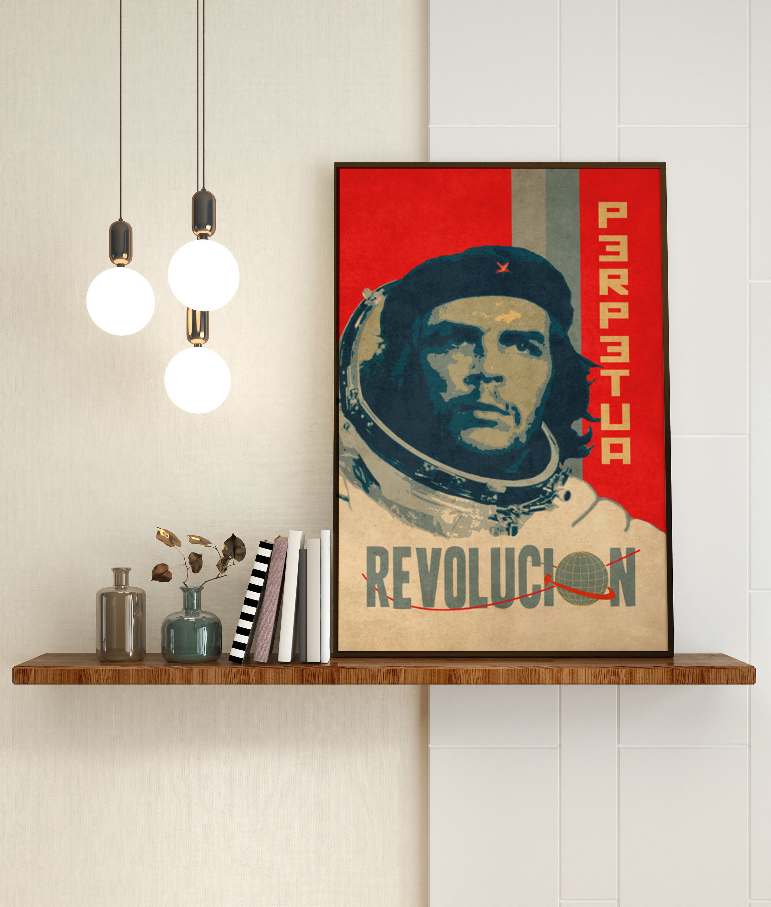 Che Guevara as Yuri Gagarin Perpetual Revolution Perpetua - Etsy