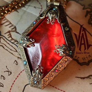 Custom Amulet With a Secret Inspired by the Scrolls - Etsy UK