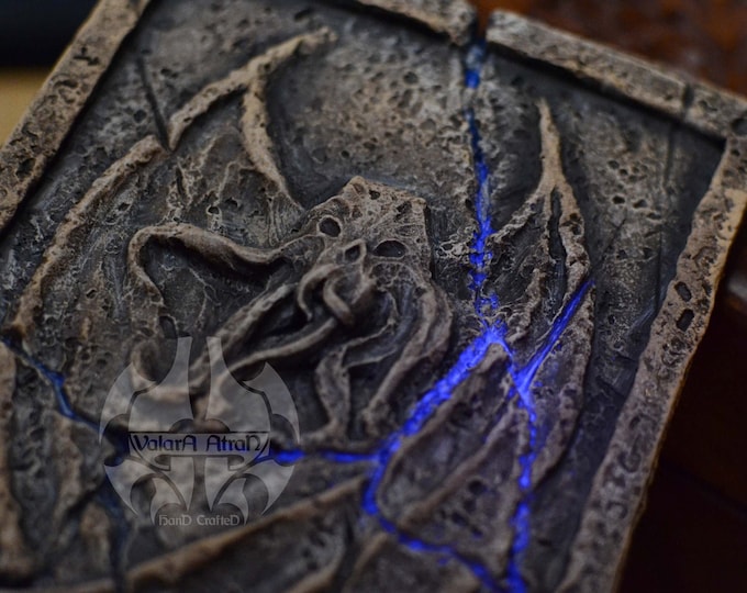 Dnd and Cthulhu Inspired Handmade Stone Tablet Shrine - Etsy
