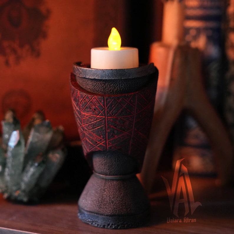 Hand Sculpted Ash Statue Inspired by Morrowind Sixth House - Etsy