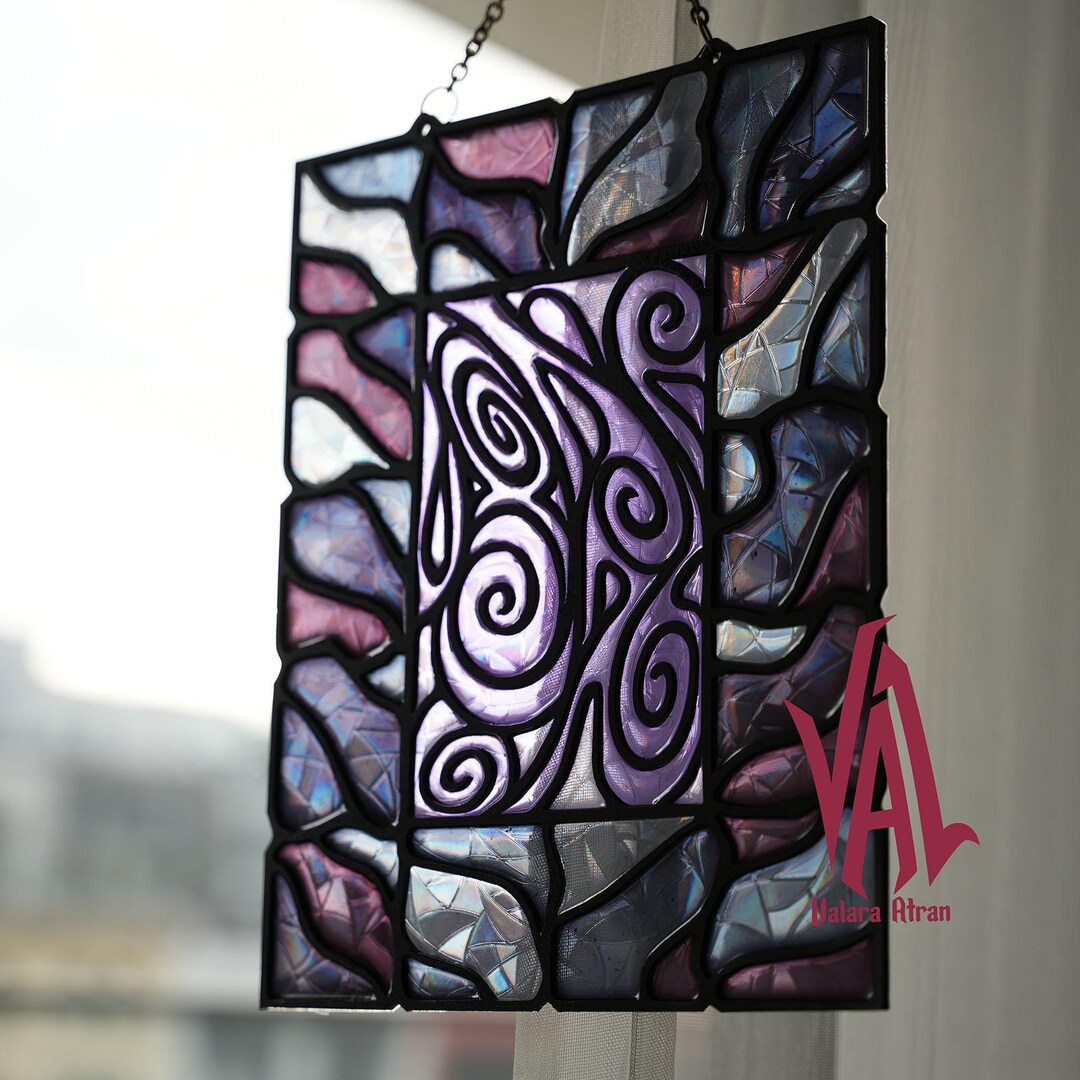 Obsidian Mine Portal Panel Custom Artwork - Block Window Decor - Etsy