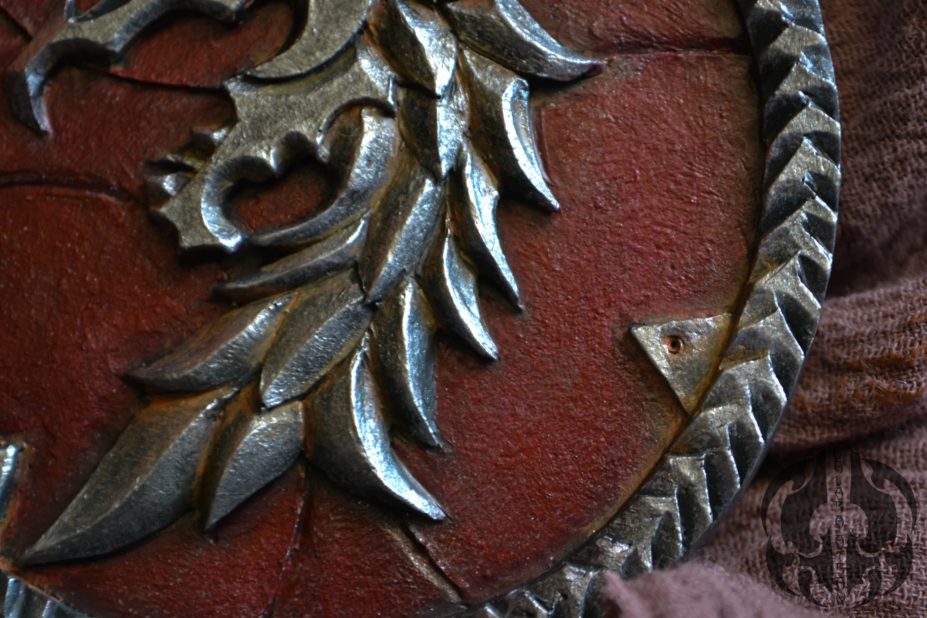 Hand Sculpted Ebon Heart Pact Sigil Stand Ancient Scrolls | Etsy