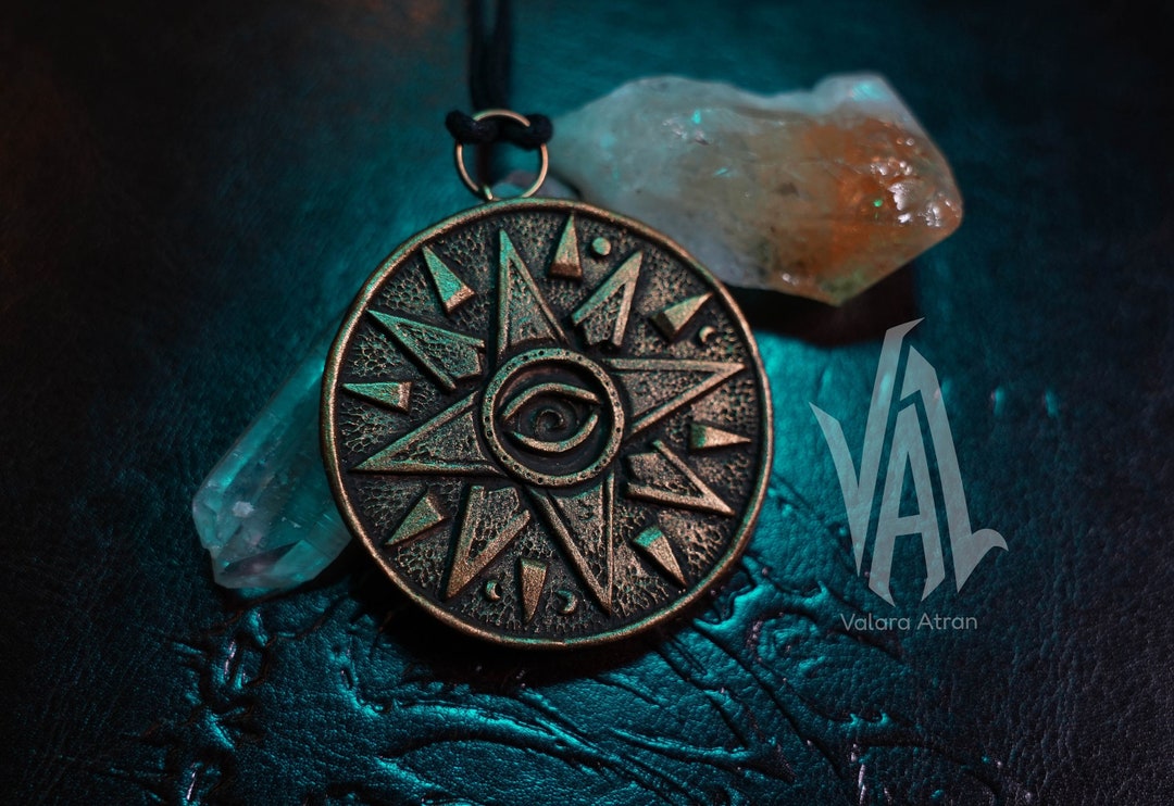Hand Sculpted Mages Guild Amulet or Magnet - Custom Inspired by ...