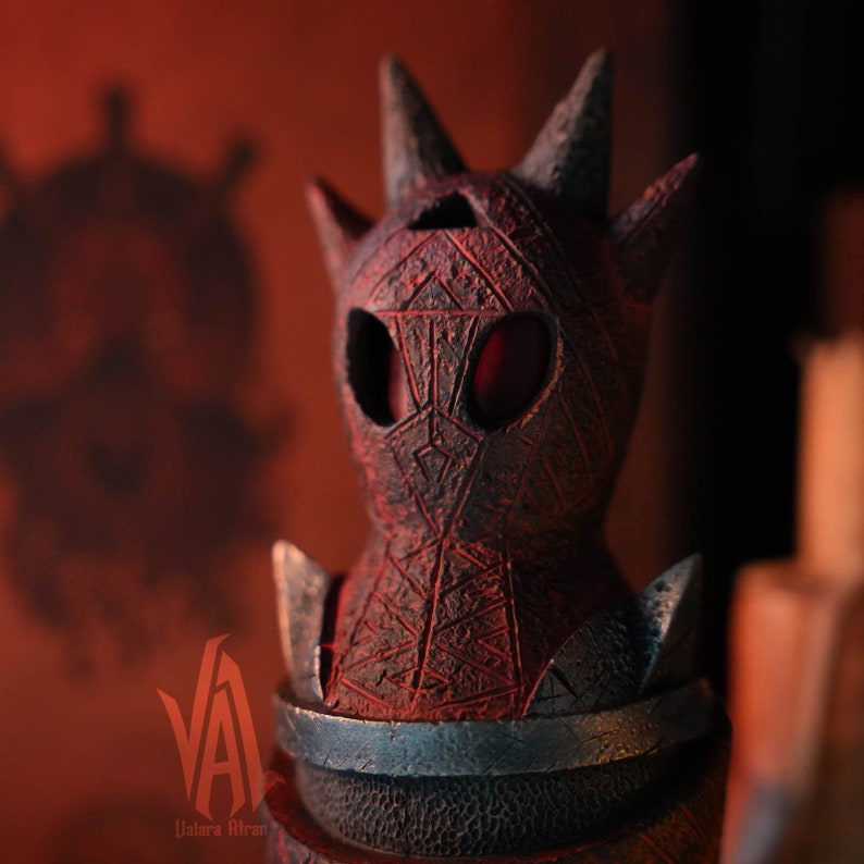 Hand Sculpted Ash Statue Inspired by Morrowind Sixth House - Etsy