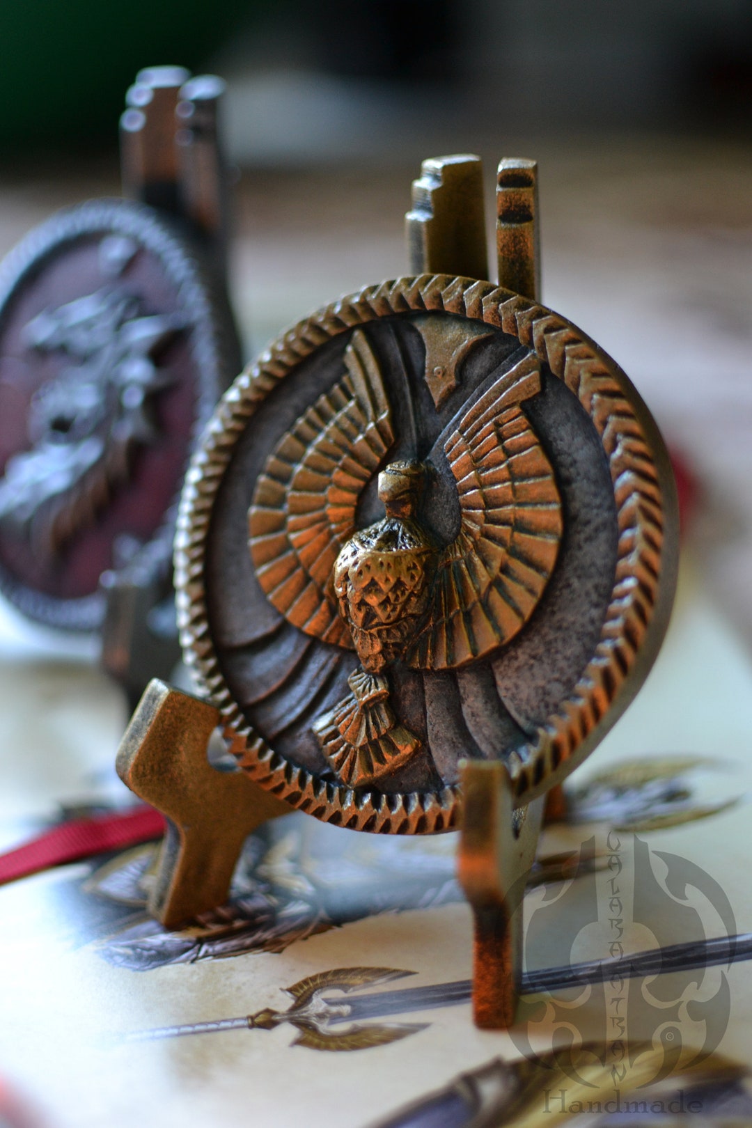 Hand Sculpted Dominion Eagle Sigil Stand | the Ancient Scrolls Online ...