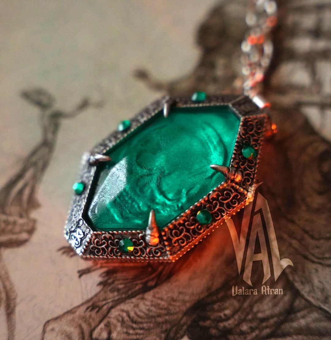 Amulet of Necromancer From the Scrolls - Etsy