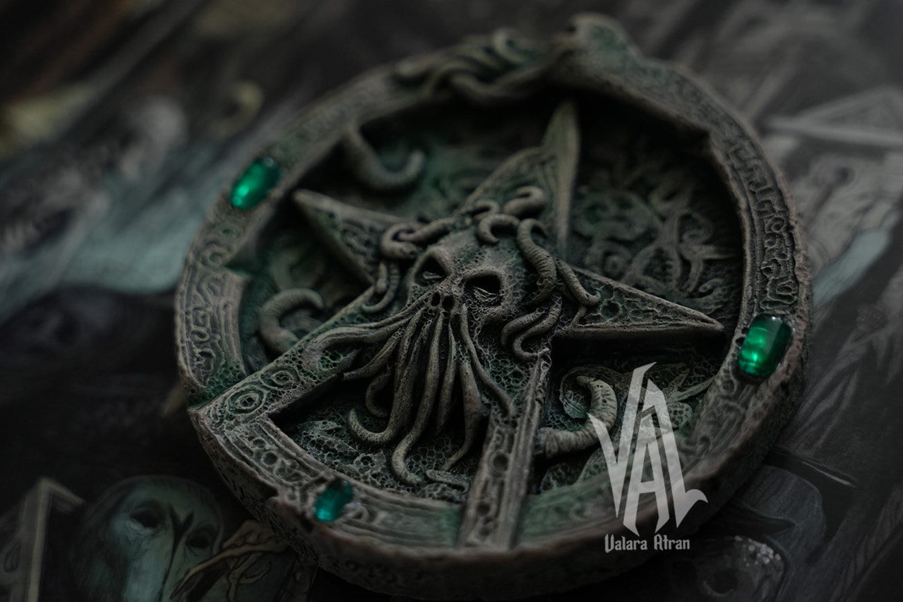 Hand Sculpted Pentagram Sigil Sculpture Collectible Based on Dnd and ...