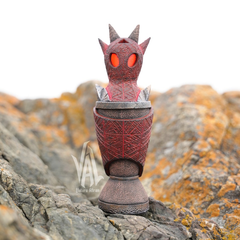 Hand Sculpted Ash Statue Inspired by Morrowind Sixth House - Etsy