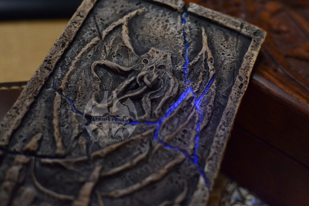 Dnd and Cthulhu Inspired Handmade Stone Tablet Shrine - Etsy