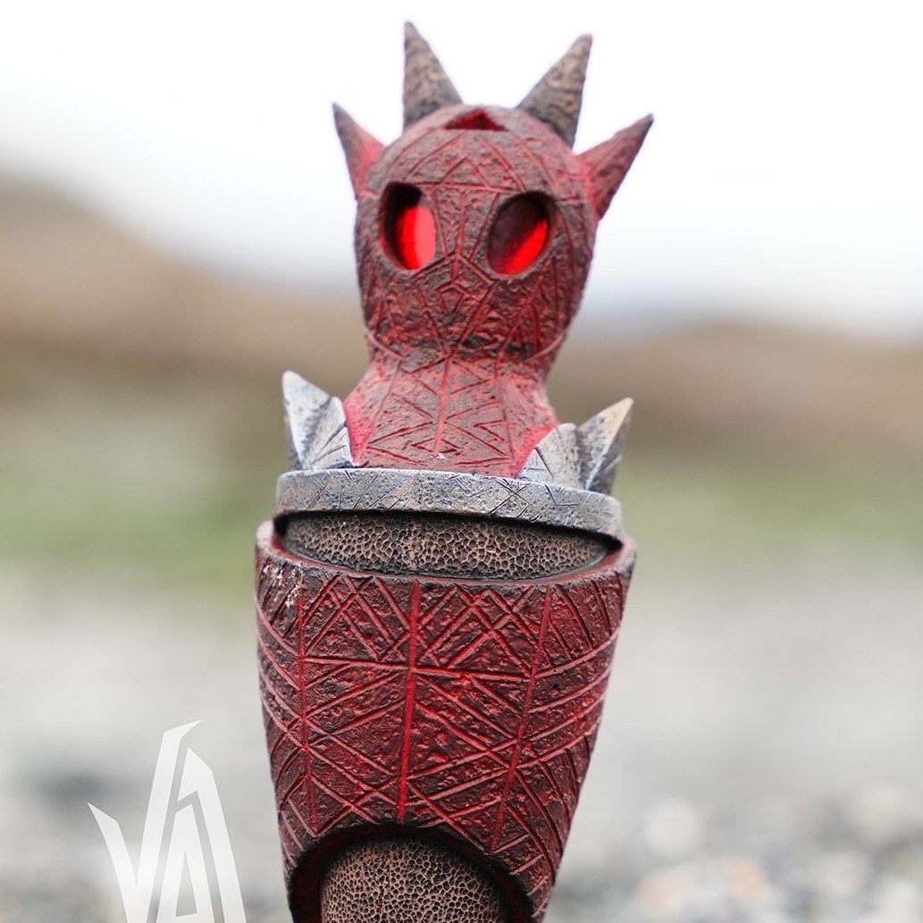 Hand Sculpted Ash Statue Inspired by Morrowind Sixth House - Etsy