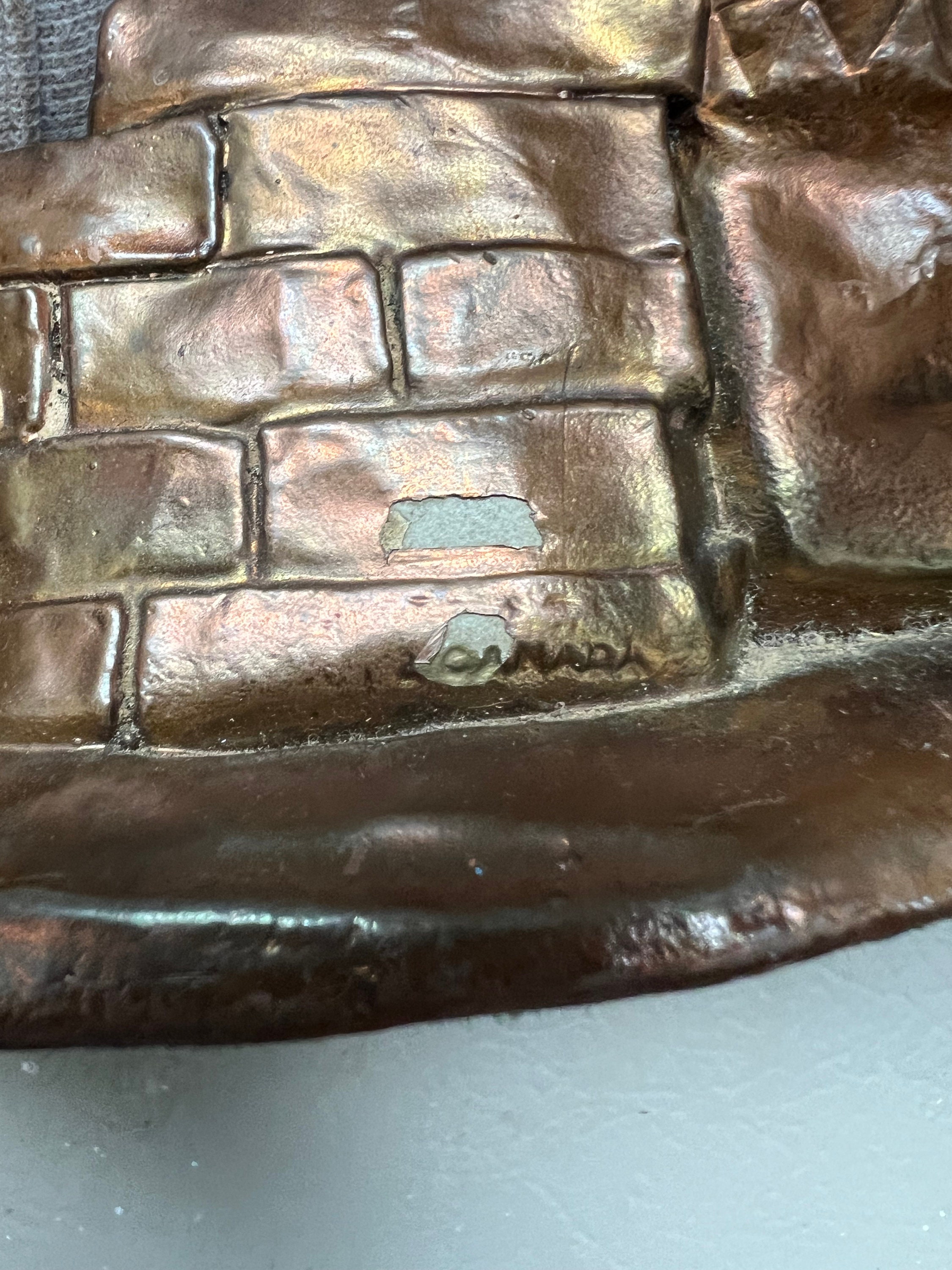 Inuit Figure Building an Igloo Sculpture copper Finished Made - Etsy