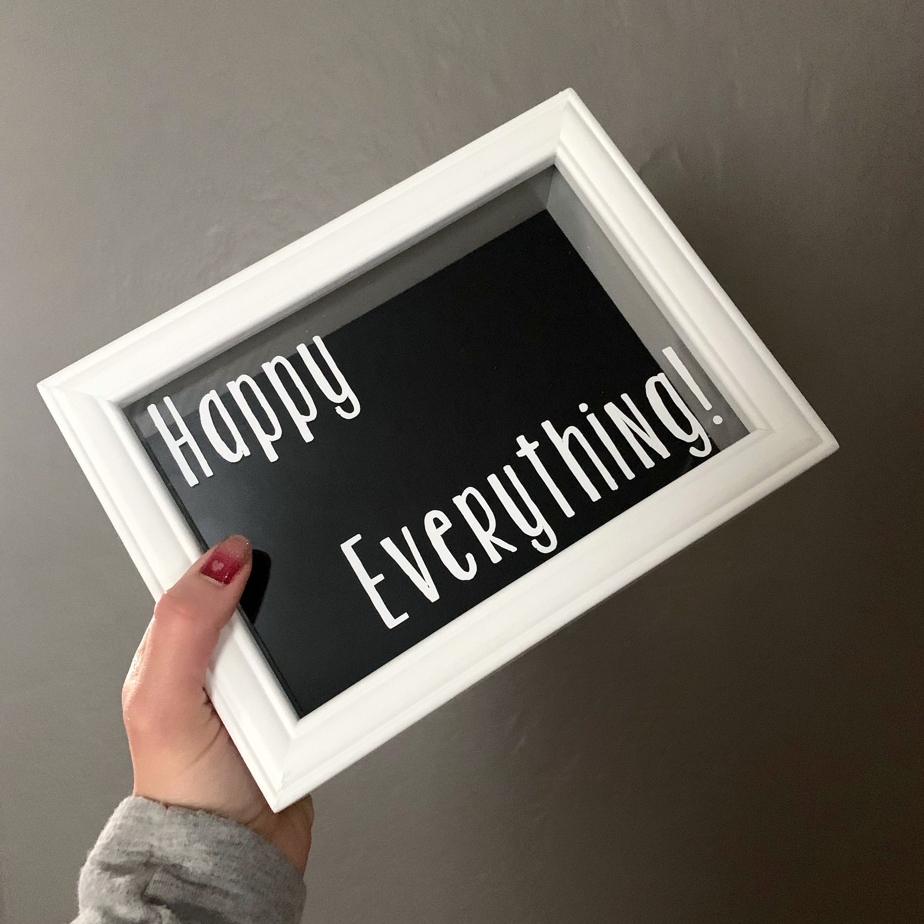 Happy Everything Shadow Box Decoration - All Holiday Decoration - Etsy