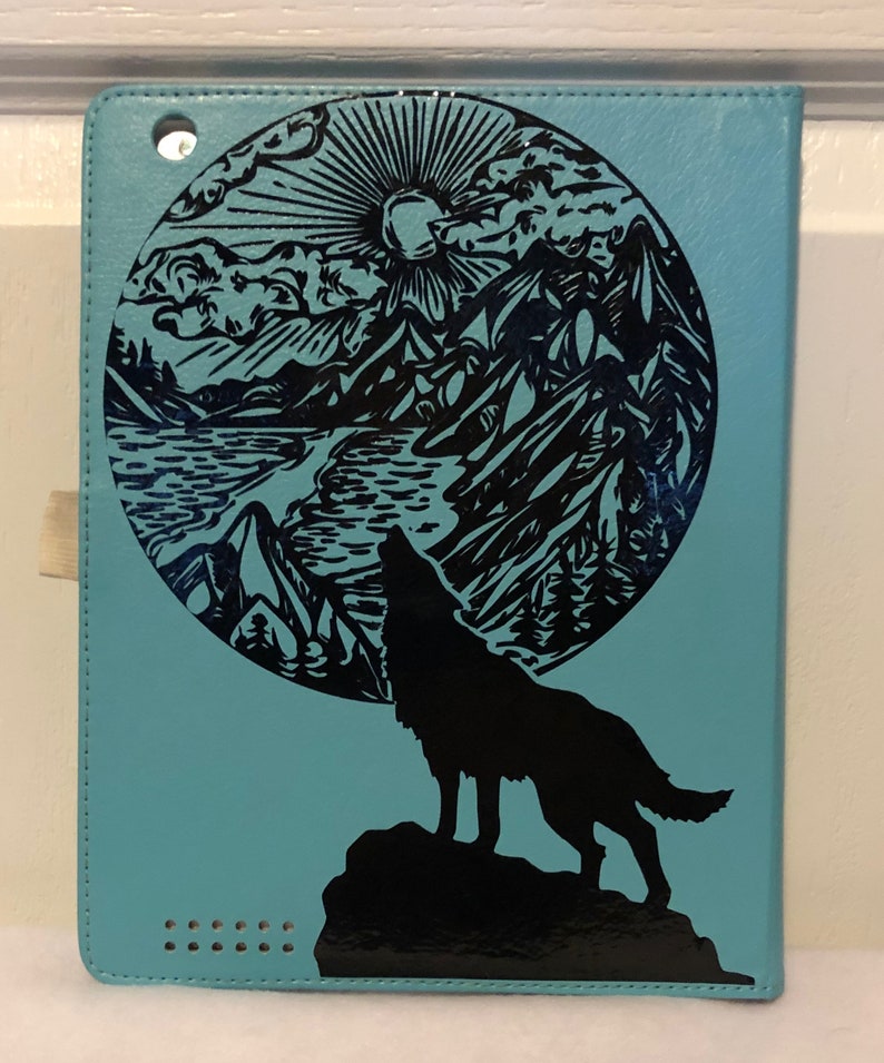 Wilderness Wolf Moon SVG - Etsy