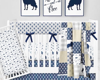 Wolf Crib Bedding | Etsy