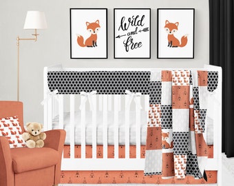 Fox Crib Sheet - Etsy