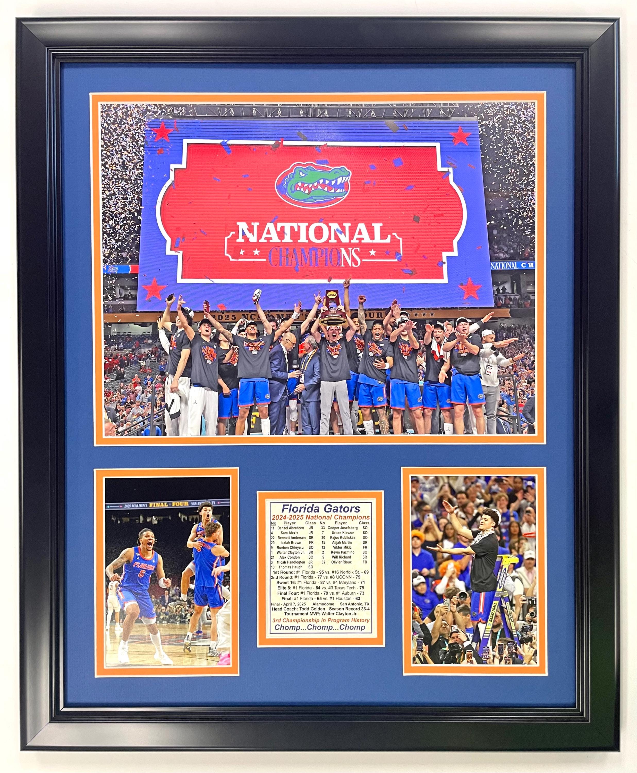 Florida Gators 2024-2025 Champions Framed Photo Collage - Etsy
