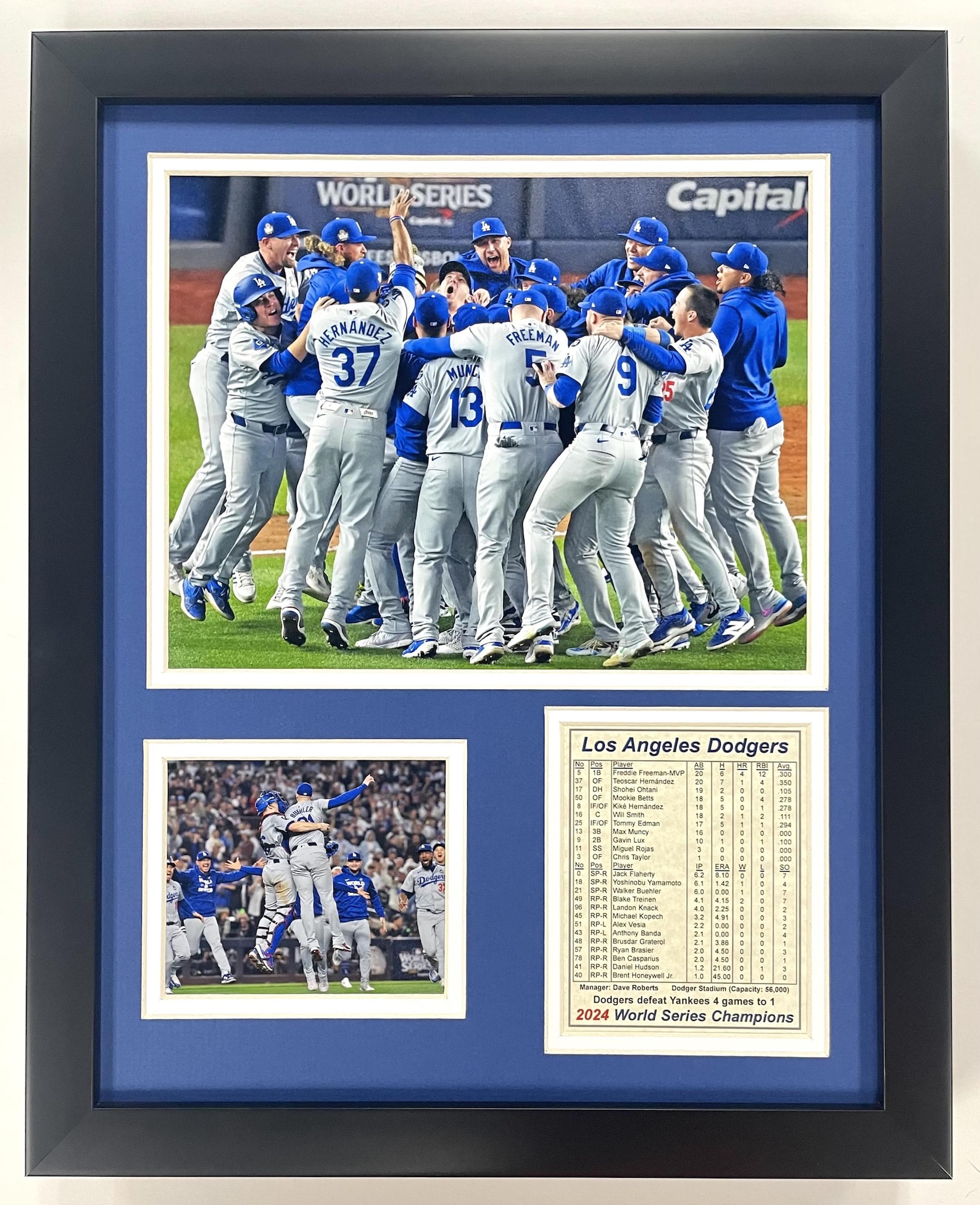 Los Angeles Dodgers | 2024 World Series Champions | Framed Photo ...