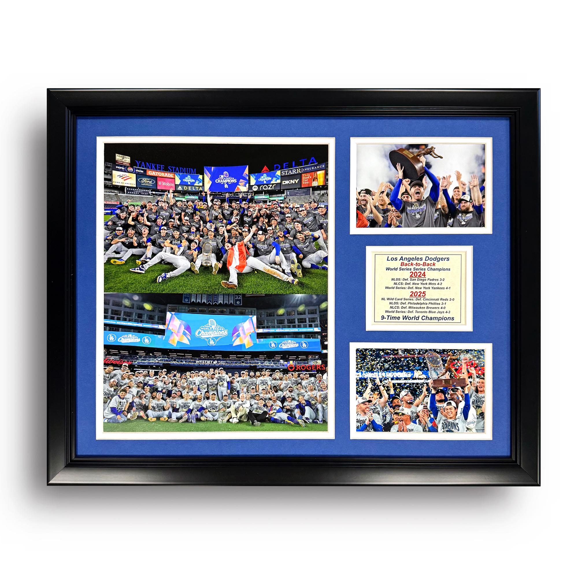 Los Angeles Dodgers | 2025 Back to Back World Series Champions | Framed ...