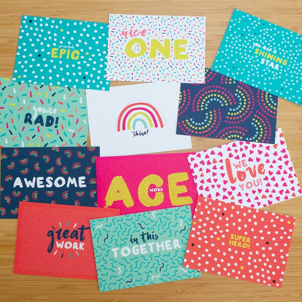 Motivational Postcards - Etsy UK