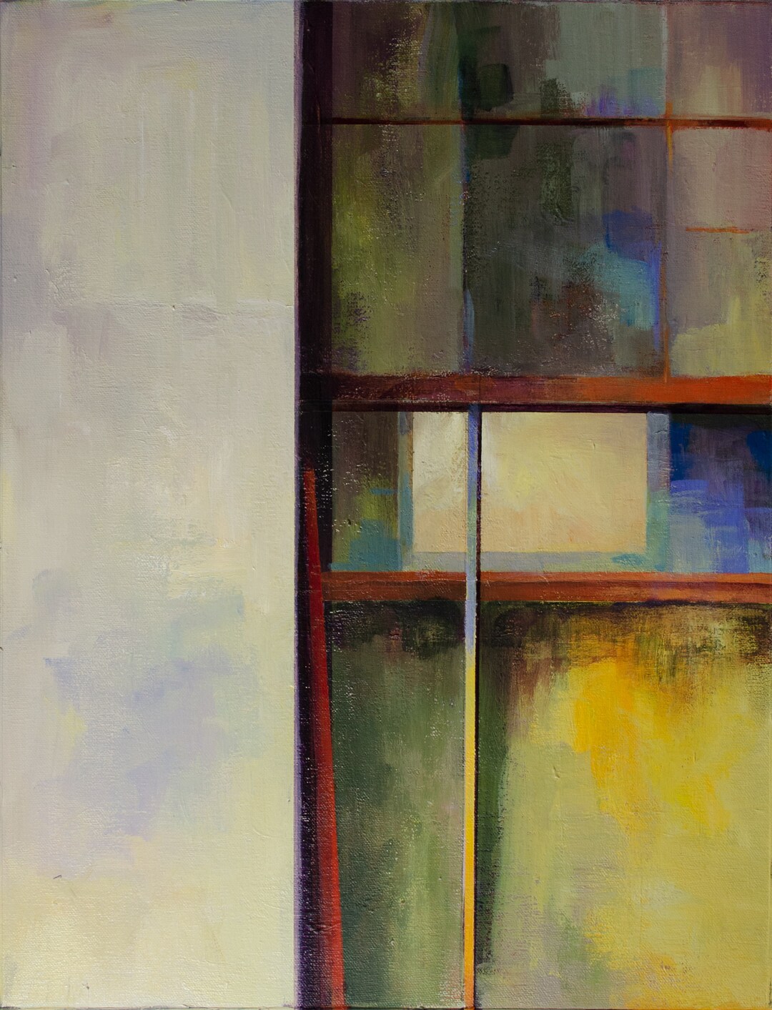 Abstract Painting of a Factory on the Beltline in Atlanta, Georgia - Etsy