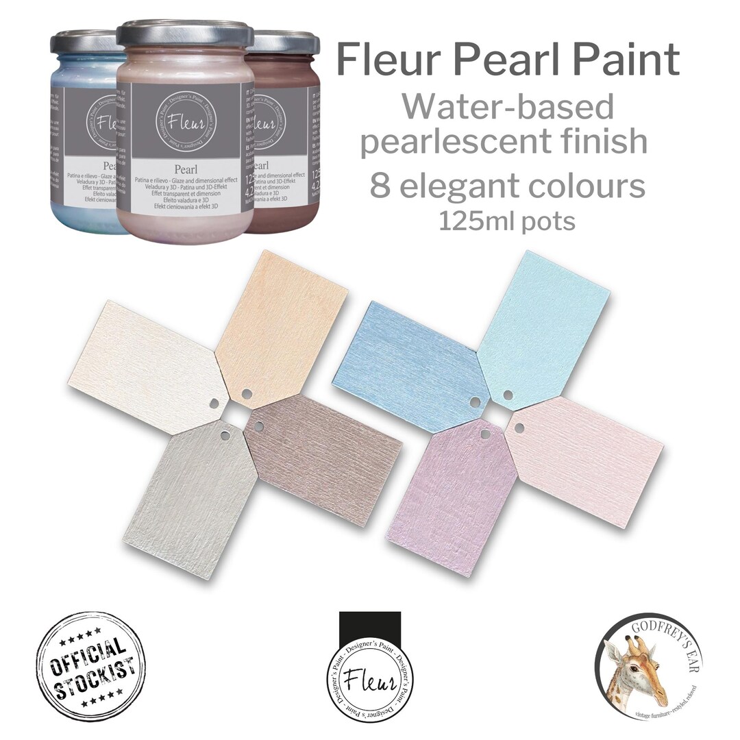 Pearl Effect Paint, Water Based Paint, Shimmer and Lustre Effect, for ...