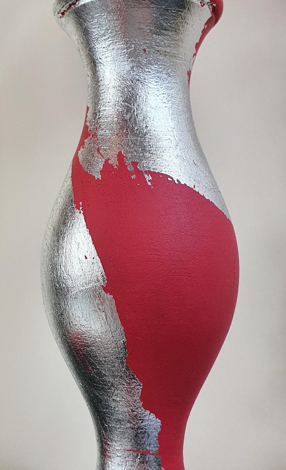 Chunky Wooden Candlesticks Solid Wood Dining Table | Etsy