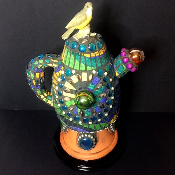 Mosaic Teapot - Etsy